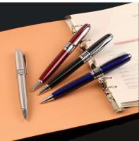 China Big Fat Black Metal Roller Pen Ballpoint Pen With Logo For Business Signature 35 g for sale