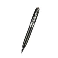 China Big Fat Black Metal Roller Pen Ballpoint Pen With Logo For Business Signature 35 g for sale