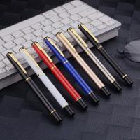 China Customized Logo Luxury Metal Roller Fountain Pen for Men Heat Sensitive Erasable Ink for sale