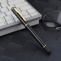 China Customized Logo Luxury Metal Roller Fountain Pen for Men Heat Sensitive Erasable Ink for sale