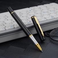 China Customized Logo Luxury Metal Roller Fountain Pen for Men Heat Sensitive Erasable Ink for sale