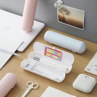 China Transparent PVC Plastic Cute Pure Clear Pencil Case for Schools Offices Unisex Design for sale
