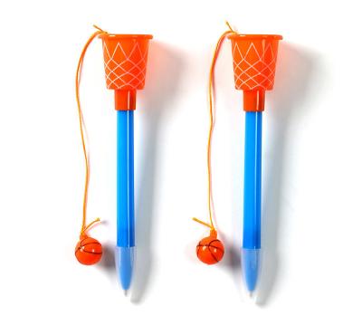 China Office School Pen with Unique Customized Logo Basketball Shape Topper Stationery for sale