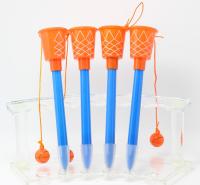 China Office School Pen with Unique Customized Logo Basketball Shape Topper Stationery for sale