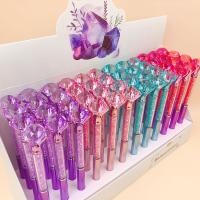 China 240M Writing Length Ballpoint Pen in PDQ CDU Display Case Box Custom Color Diamond Pen for sale