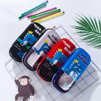 China Cute Student Cartoon Stationery Box EVA Custom Logo 3D Anti Drop Pencil Case for Kids for sale