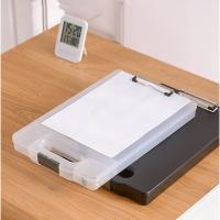 China Eco-friendly A4 Plastic Foldable Clipboard Storage Nursing Clipboard Document Case for sale