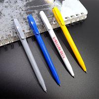 China Office School Stationery Personalized Click Ball with Custom Logo Ballpoint Pen for sale