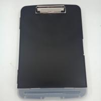 China A4 Size Plastic Writing Board File Box with Elastic Closure Folder and Waterproof Clipboard for sale
