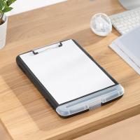 China A4 Size Plastic Writing Board File Box with Elastic Closure Folder and Waterproof Clipboard for sale