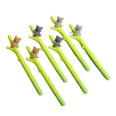 China Gel-Ink Cactus Shape Pen Writing Length 240M Cute Novelty Gift for Girls and Students for sale