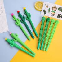 China Gel-Ink Cactus Shape Pen Writing Length 240M Cute Novelty Gift for Girls and Students for sale