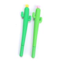 China Gel-Ink Cactus Shape Pen Writing Length 240M Cute Novelty Gift for Girls and Students for sale