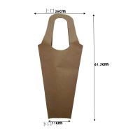 China Customized Handle Home Decoration Dried Flower Storage Carrier Bag for Fresh Flower for sale