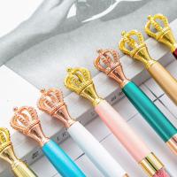 China NO Erasable Style Crown Metal Pen with Custom Logo and Heat Sensitive Erasable Ink for sale