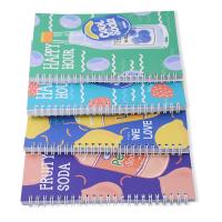 China Custom A5 Gold Wire Journal Note Book With Spiral Binding And Personalized Cover Design for sale