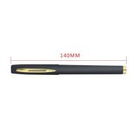 China Custom Logo Imprint Black Rubber Coated Plastic Gel Ink Pens for Stationery Promotion for sale