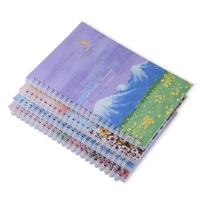 China 3D Printing Cover School Note Book for Student Spiral Binding 4 Colors Customized Design for sale