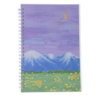China 3D Printing Cover School Note Book for Student Spiral Binding 4 Colors Customized Design for sale