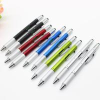 China 0.5 mm Gel Pen with Ruler Level Stylus and Screwdriver Small Size Big Functionality for sale