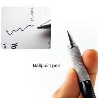 China 0.5 mm Gel Pen with Ruler Level Stylus and Screwdriver Small Size Big Functionality for sale