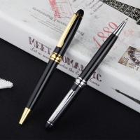 China Sophisticated Executive Gift Custom Logo Rose Gold Ballpoint Pen for Professionals for sale
