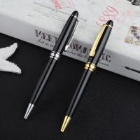 China Sophisticated Executive Gift Custom Logo Rose Gold Ballpoint Pen for Professionals for sale