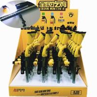 China Gel-Ink Toy Gun Shape Writing Pens for Stationery 0.38mm Black Ink 240M Writing Length for sale