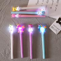 China 4pcs Set Heat Sensitive Erasable Ink Plastic Gel Light Pen for Trending Cartoon Bear for sale