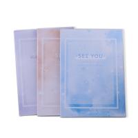 China Custom Logo School Stationery Saddle Stitching A5 Size Soft Cover Notebook for Gift for sale