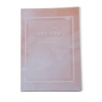 China Custom Logo School Stationery Saddle Stitching A5 Size Soft Cover Notebook for Gift for sale