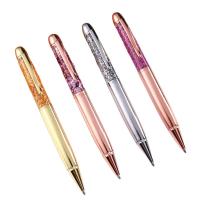 China Office Luxury Blue Ball Pens with Printed Logo Refill and Red Ink 2021 for sale