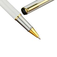 China Novelty Ballpoint Pen Black Metal Signature Pen for Spot Supplies Laser Engraving Logo Free Advertising for sale