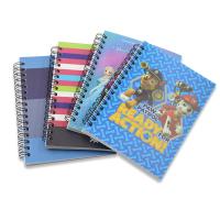 China Budget-Friendly A5 Spiral Notebook with Custom Cartoon Print and Spiral Binding for sale