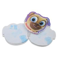 China Elastic Kawaii Stationery Mini Notebook Cute Cartoon Dog Design 30 Sheets Inner Pages for sale