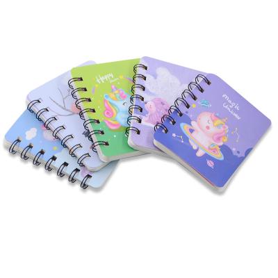 China 30 Sheets Inner Pages Custom Printing Spiral Student Notebook with Cute Cartoon Design for sale