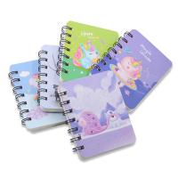China 30 Sheets Inner Pages Custom Printing Spiral Student Notebook with Cute Cartoon Design for sale