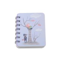 China 30 Sheets Inner Pages Custom Printing Spiral Student Notebook with Cute Cartoon Design for sale