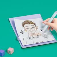 China 36 Color Kids Art Drawing Pen Double Brush Non-Toxic and Safe Oil Marker Easy to Wash for sale