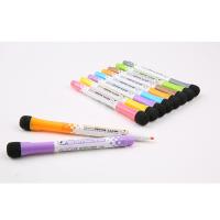 China Office and School Essential 8 Colors Set Dry Erase Markers with Magnetic Whiteboard for sale