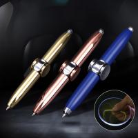 China Multi-function Gel-Ink Fidget Spinner Pen Cube for Office Creative Anti-stress Toy for sale