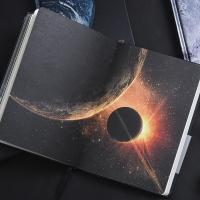 China AR Effect A5 Leather Notebook with Customized Inner Core and Inspirational Design for sale