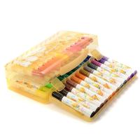 China 36 Colors Non-toxic Art Marker Set for Kids Watercolor Creative Stationery Supplies for sale