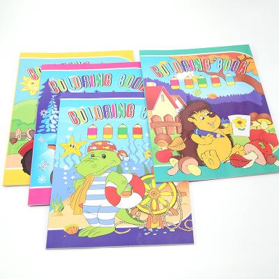 China 4 Colors Paperback Children Coloring Book Printing Customized Design with Paper Cover for sale