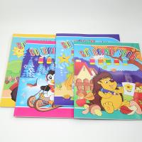 China 4 Colors Paperback Children Coloring Book Printing Customized Design with Paper Cover for sale