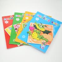 China Soft Hardcover Binding Drawing Book for Kid Baby Memory Colouring Child Board Book for sale