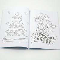 China Soft Hardcover Binding Drawing Book for Kid Baby Memory Colouring Child Board Book for sale