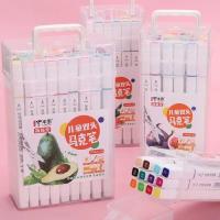 China Student Painting Watercolor Art Marker Pen with Custom Logo and Dual-Side Writing for sale