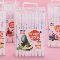 China Student Painting Watercolor Art Marker Pen with Custom Logo and Dual-Side Writing for sale