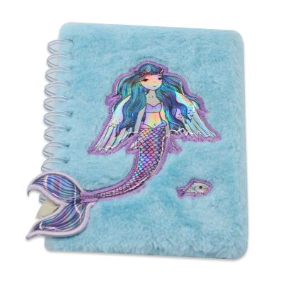 China No Adhesive School Stationary Student Diary with Cute Plush Cover and Custom Print LOGO for sale
